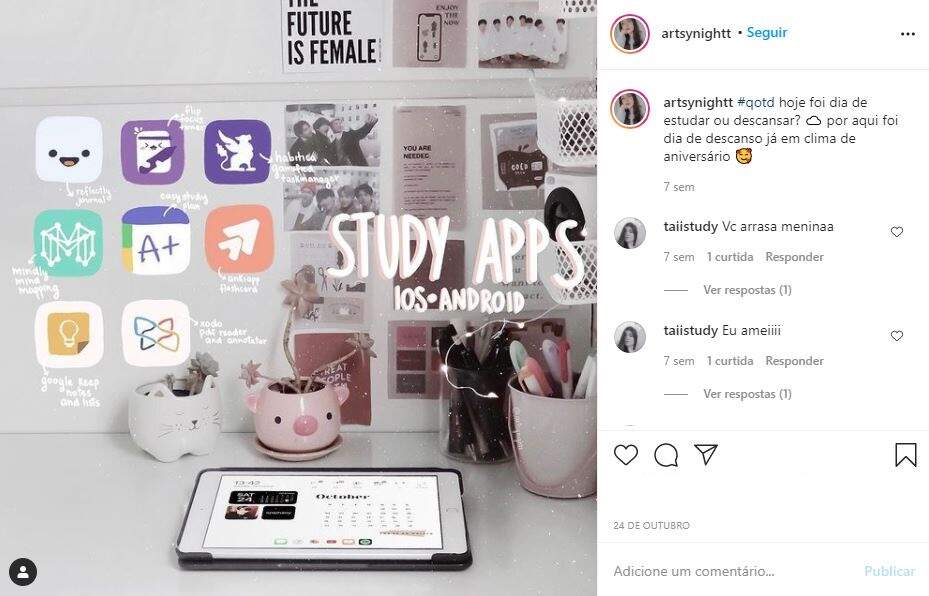 5 perfis no Instagram para inspirar os seus estudos | Educa Mais Brasil